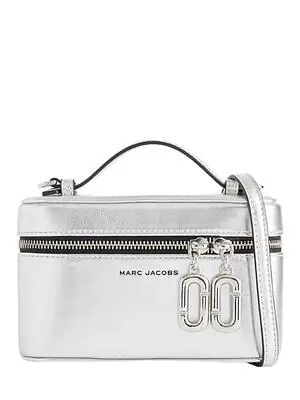 Marc Jacobs Scene Vanity Leather Top Handle Bag - Silver