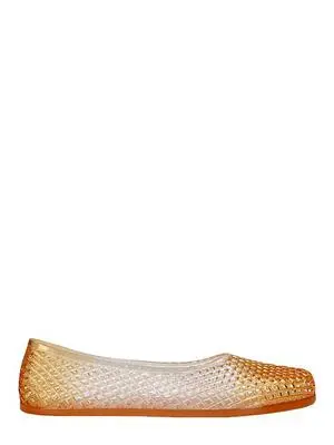 ANCIENT GREEK SANDALS Iro Pvc Ballet Flats - Bone/comb
