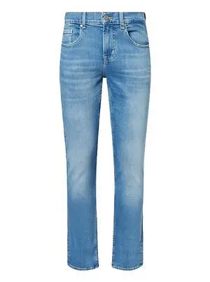 7 For All Mankind Slim Tapered-leg Stretch-denim Jeans - Wavefrom