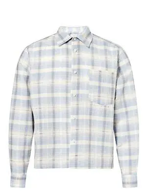PERCIVAL Jesse Boxy Linen And Cotton-blend Shirt - Multi