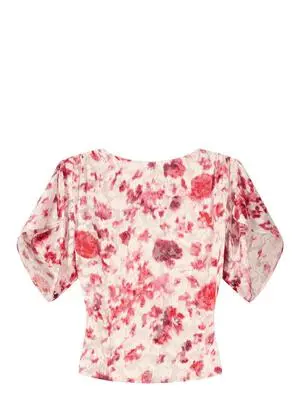 Isabel Marant Étoile Hervane Top - Ecru/pink