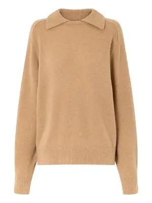 Khaite Jackson Wool And Cashmere-blend Sweater - Neutrals