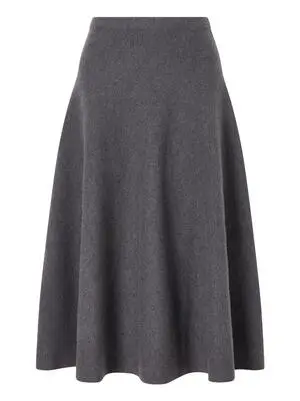 BRANDON MAXWELL Brandon Maxwell Miller Wool Midi Skirt