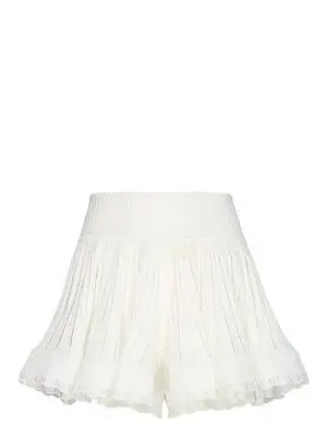 ALAÏA ALAÏA Crinoline Knit Flared Shorts