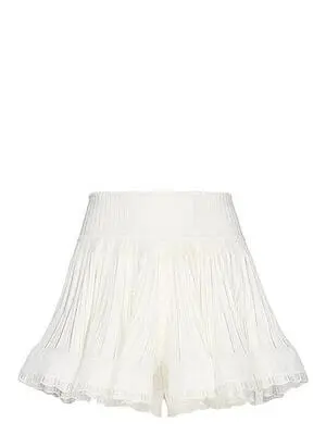 Alaïa Crinoline Knit Shorts - Blanc