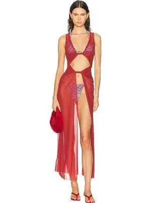 Bond Eye Lorelei Maxi Dress - Ruby Mesh