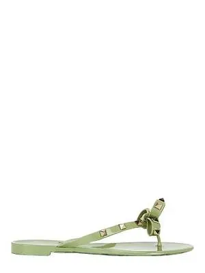 Valentino Garavani Rockstud Thong Sandals - Cleared Mint