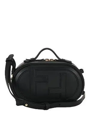 Fendi Vitello Grace Mini O'lock Camera Bag - Black