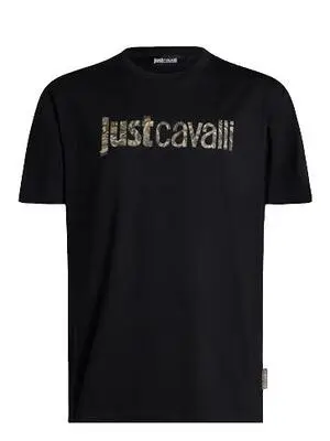 Just Cavalli T-shirt Size Cotton - Black