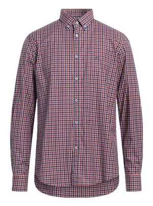 Paul & Shark Man Shirt Brick Size 16 Cotton Brick