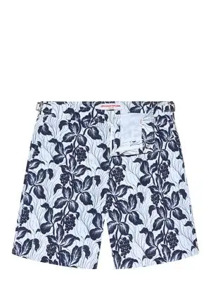 Orlebar Brown Petralis Print Longer Length Swim Shorts - Blue