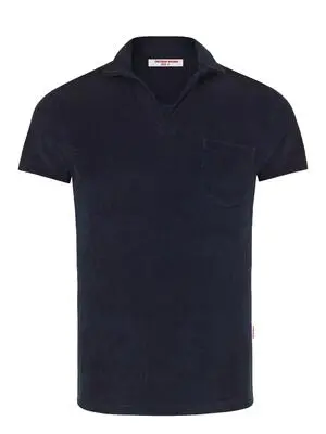 Orlebar Brown Navy Toweing Poo Shirt - Blue