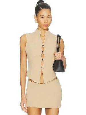 BY.DYLN X Revolve Justine Top - Tan