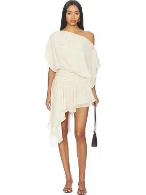 LOVERS AND FRIENDS Lucille Mini Dress - Tan Plaid