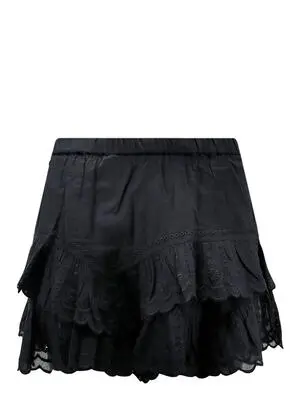 MARANT ETOILE Jocadia Organic Cotton Skirt - Black