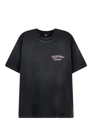 REPRESENT Usedeffect Cotton Tshirt - Grey