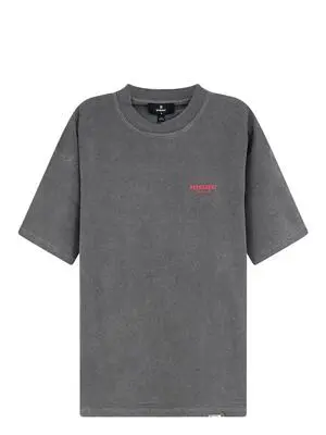 REPRESENT Cotton Tshirt With Front Print - Grey