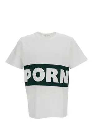JW Anderson Maglietta Con Stampa - Bianco