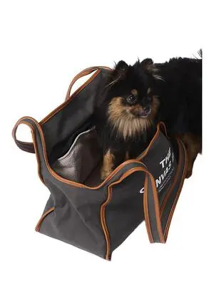 PETS SO GOOD The Canvas Pet Carrier Bag - Charcoal