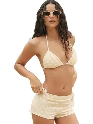 Peixoto Ciara Mini Shorts - Honeycomb Polka Dot