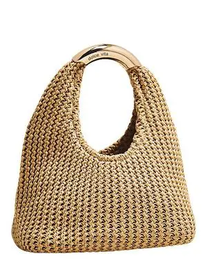 DOLCE VITA Dolce Vita Eveliser Raffia Mini Slouchy Bag