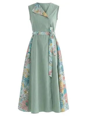 MAISON QALA Daylily Dress - Green
