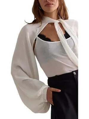 FREE PEOPLE Free People Juliet Bolero With Exaggerated Sleeves