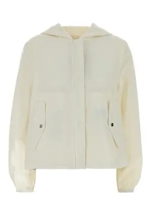 Herno Jersey Reversible Hooded Jacket - White
