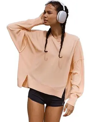 Free People All My Love Long Sleeve - Pina Colada