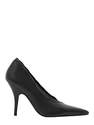 ALLSAINTS Vera Pointed Toe Stiletto Heel Court Shoes - Black