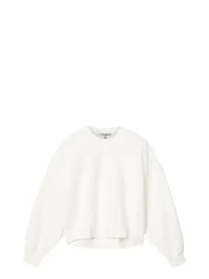 ALLSAINTS Lila Crochet-heart Cotton-blend Sweatshirt - Ecru White
