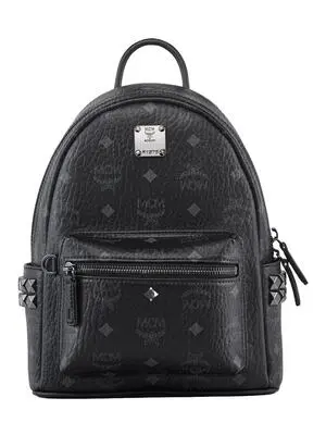 Mcm MCM Stark Zipper Backpack Black