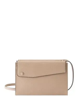 VALEXTRA Flap Shoulder Bag - Beige