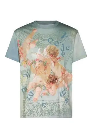 VIVIENNE WESTWOOD Graphic Printed Crewneck T-shirt - Nude