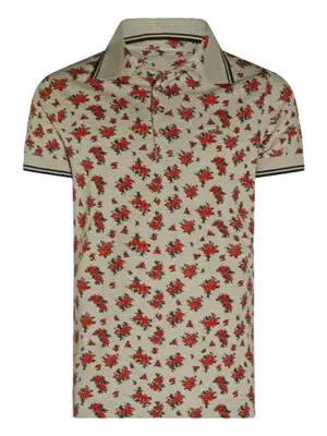 VIVIENNE WESTWOOD All-over Floral Printed Short-sleeved Polo Shirt - Nude