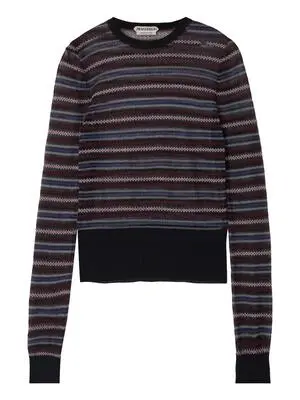 J.W.ANDERSON Intarsia Knit Sweater - Black