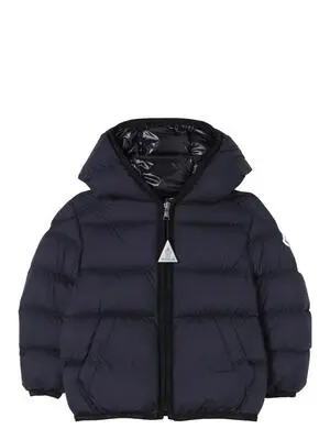 Moncler Long-sleeved Hooded Cotton Jacket - Midnight Blue
