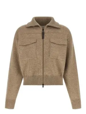 BRUNELLO CUCINELLI Brunello Cucinelli High Neck Zip-Up Cardigan