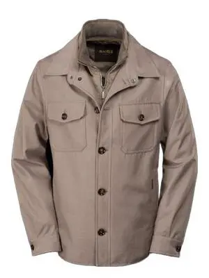 MOORER Moorer Dulac Jacquard Overshirt Jacket
