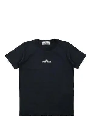 Stone Island Short Sleeve T-shirt With Logo - Blue