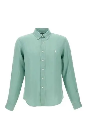 POLO RALPH LAUREN Logo-embroidered Button-down Shirt