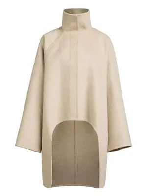 ALAÏA Alaia High Neck Cut-Out Cape