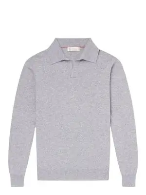 Brunello Cucinelli Long-sleeved Knitted Jumper - Gray