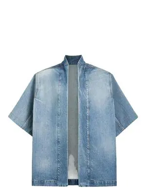 Alaïa Denim Reverse Jacket - Faded Blue