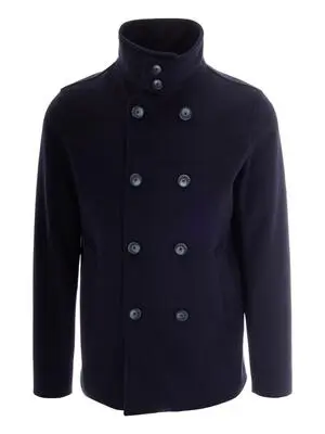 HERNO Herno Double Breasted Jacket With Stand Collar