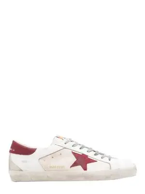 GOLDEN GOOSE Golden Goose Deluxe Brand Super Star Double Low-Top Sneakers White