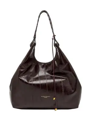 GIANNI CHIARINI Double Handle Shoulder Bag - Antique Ruby