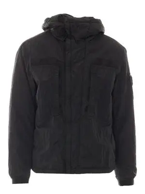Stone Island Hooded Jacket - Black