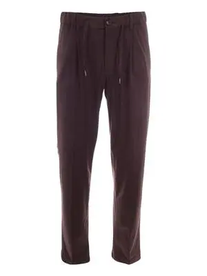 Herno Drawstring Casual Pants - Black
