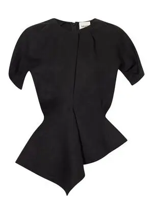KHAITE Khaite Rumi Shirt With Asymmetrical Hem